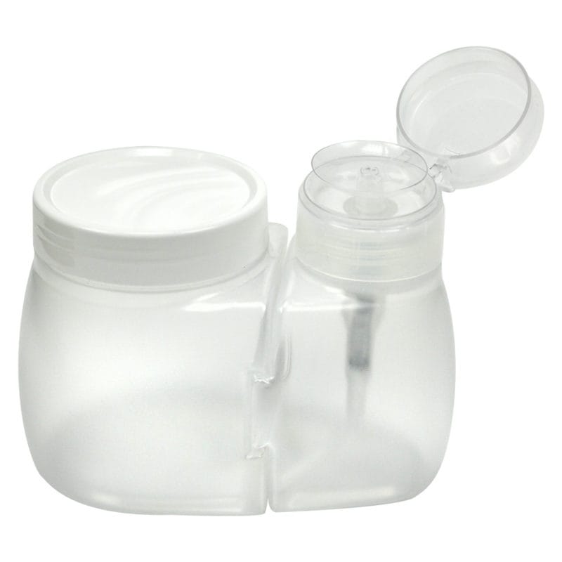 Acetone Dispenser with Cotton Ball Compartment (Transparent ...